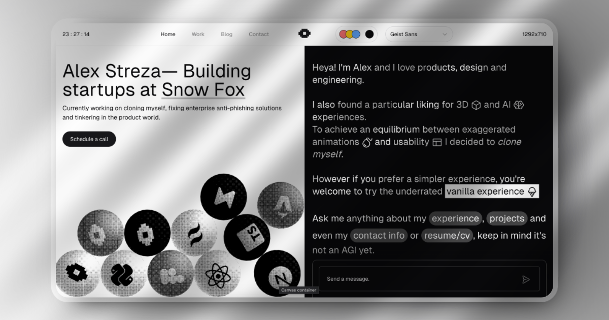 Alex Streza - Portfolio